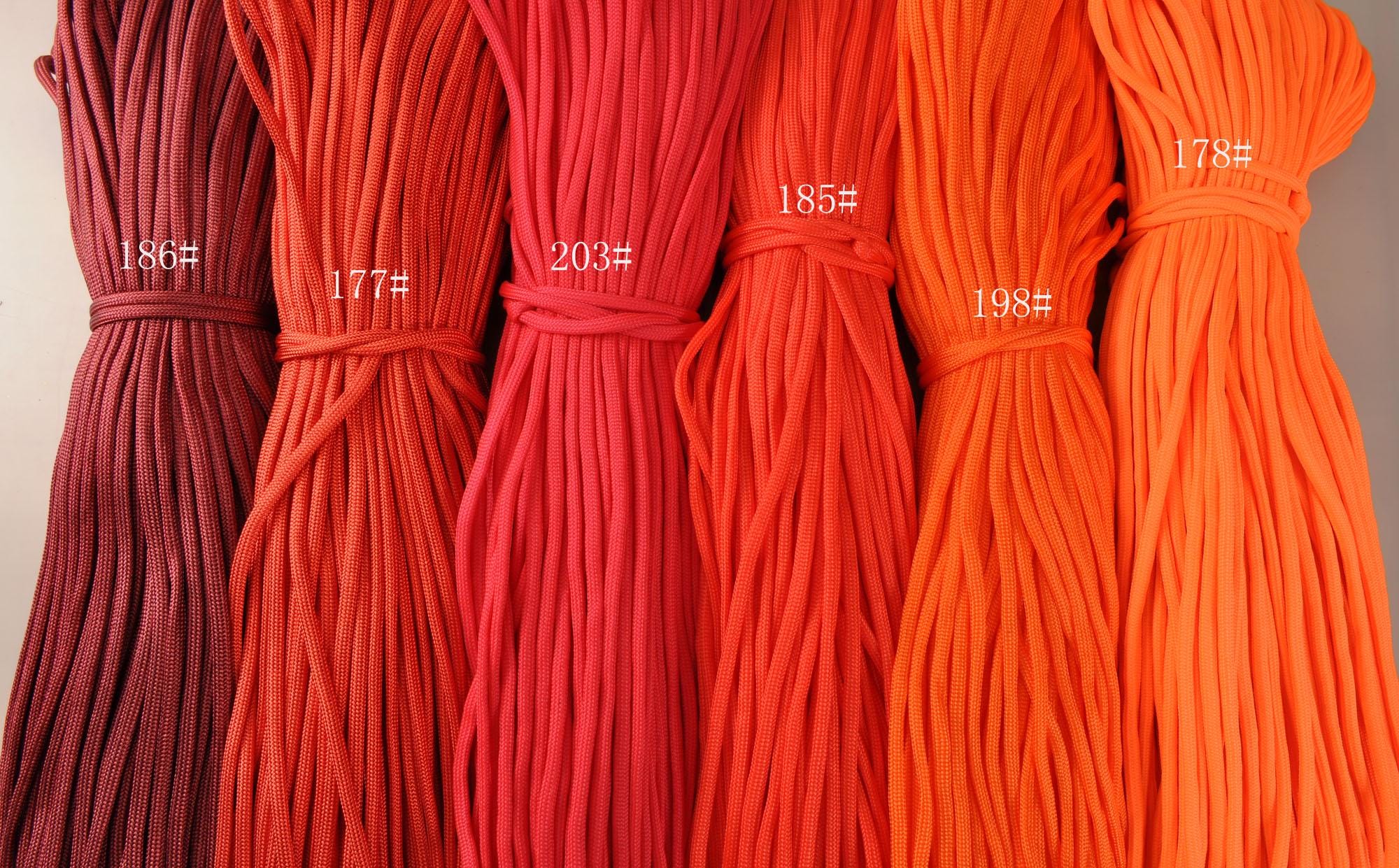 50 Colors Paracord Rope,4mm Braided Cord,craft Paracord, Soft and ...