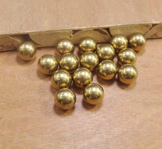 20pcs 12mm Raw Brass Round Ball Beadswithout Holes.brass - Etsy
