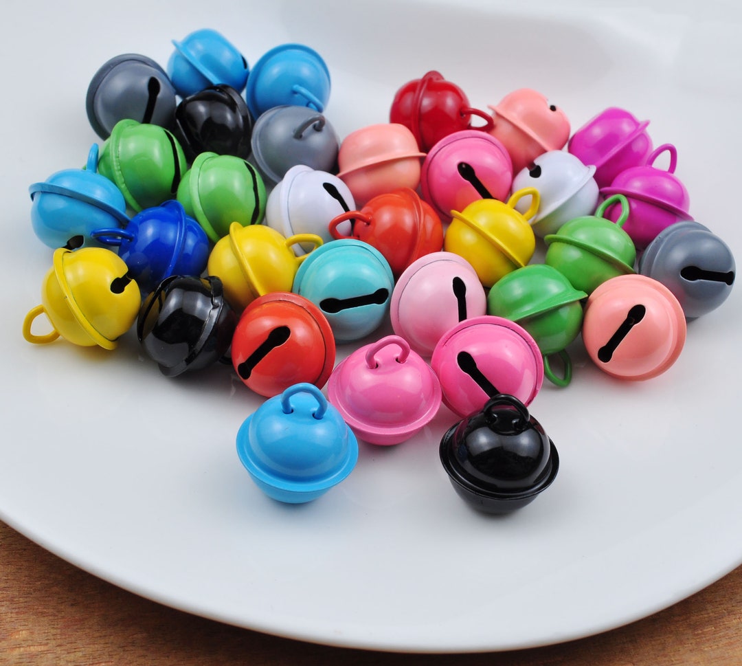 20/50/100pcs Cat Collar Bells,colorful Cat Collar With Bell,pet Collar ...