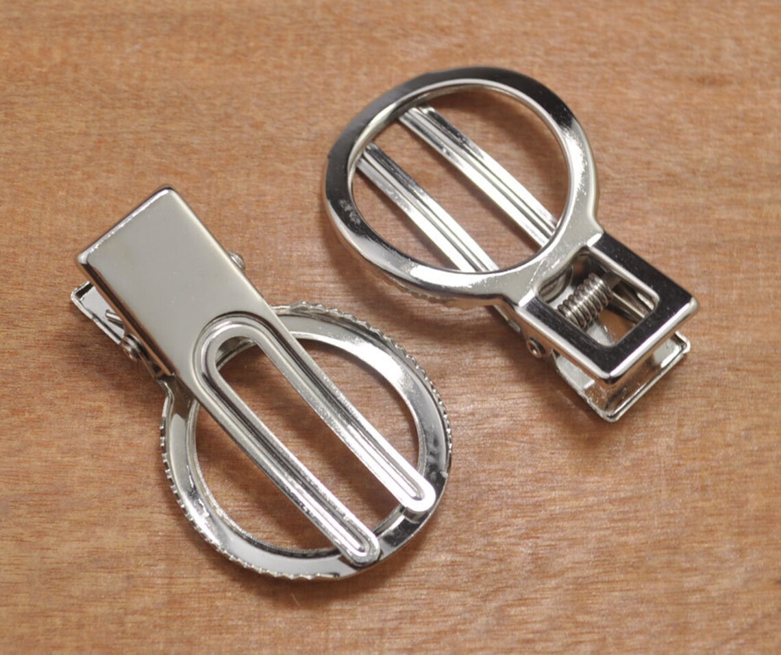 Round Hair Alligator Clip30pcs Silver Alligator Hair - Etsy