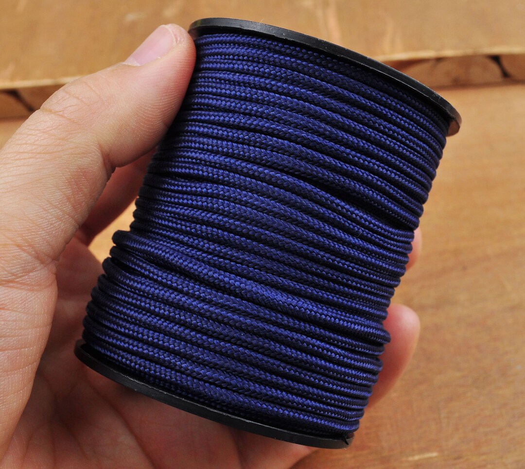 30/50/100 Yards,2mm Navy Blue Nylon Cords/ropes/strings,nylon Braided ...