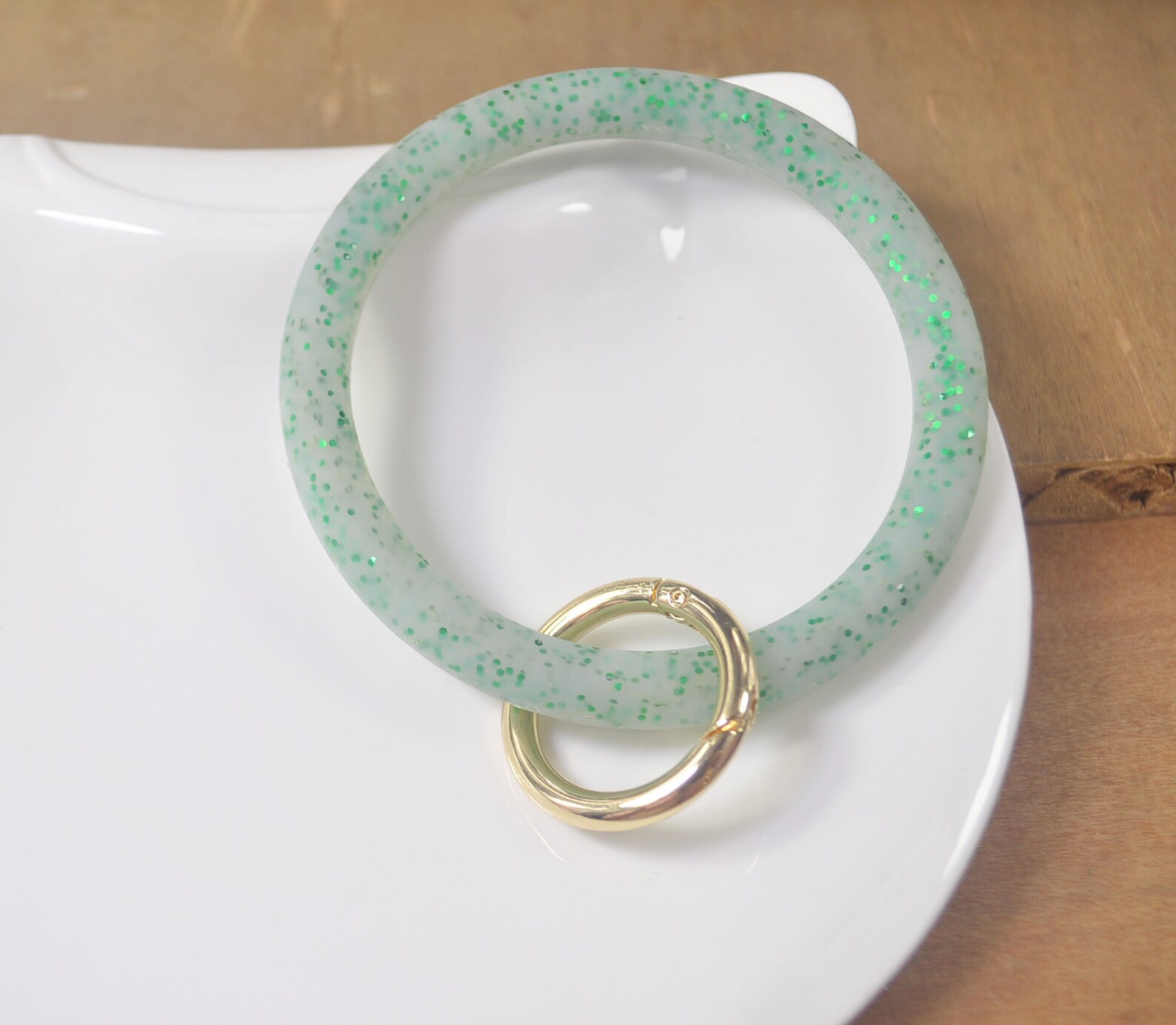 Free Shipping,1pc Glitter Silicone Bangle Bracelet Keychain,lanyard ...