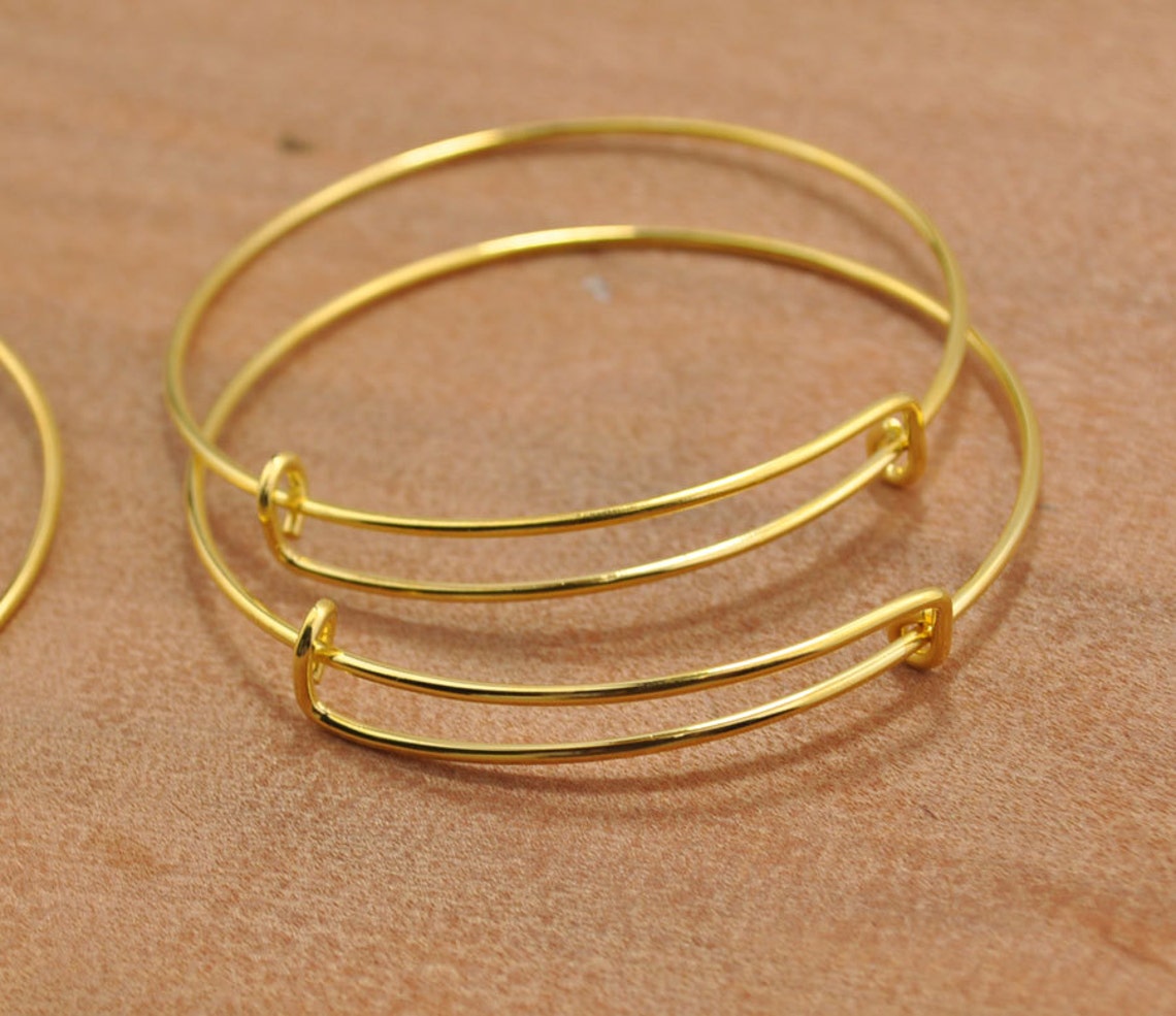 Wholesale Adjustable Bangle Bracelet100pcs Gold Adjustable - Etsy