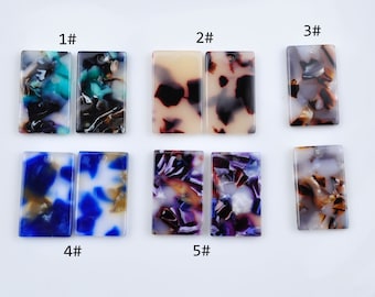 Tortoise Shell Acetate Circles tortoiseshell Hoop Earrings - Etsy