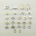 10pcs Western Collar Clip Corner Western Style Blouse Shirt Metal Wing ...