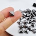 CCB Pyramid Studs Rivets Spikes Beads Jewelry 50 Pcs Set Square Spikes ...