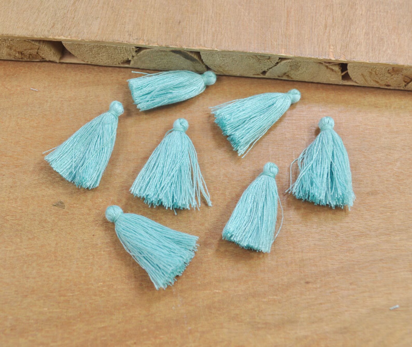 Turquoise Mini Tassels,50pcs 1.18"(30mm) Cotton Tassels,tiny Short ...