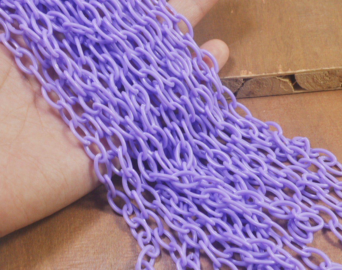 5pcs Light Purple Plastic Chain20 Inch Acrylic Chain With - Etsy UK