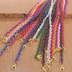 19" Acrylic Link Mask Chain,1 Pcs Face Mask Chain, Plastic Face Mask ...