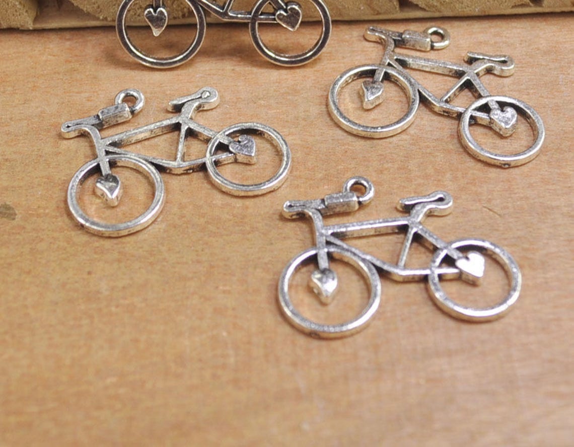 Bike Bicycle Pendants Bike Charms Vehicle - Etsy