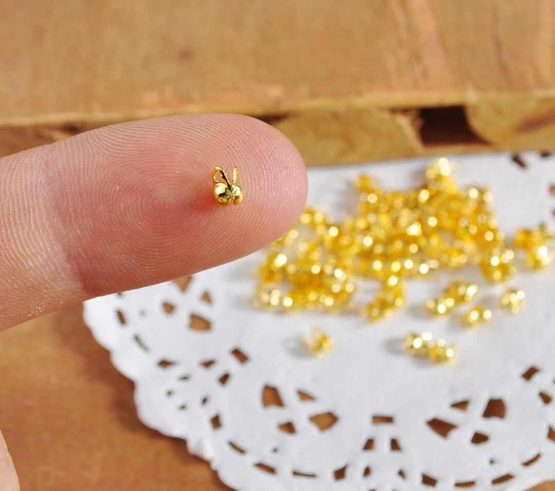 50-500pcs of 18K Gold Plated Ball Chain Connectors Clasps - for 1.5mm ...