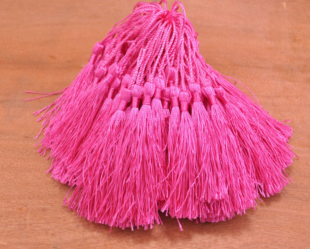 Wholesale Hot Pink Tassels,silky Mini Tassels,silk Tassel,satin Tassel ...