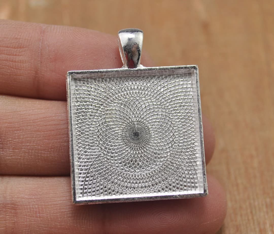 20PCS Pendant Trays,25mm 1 Inch Vintage Cameo Cabochon Base Setting ...