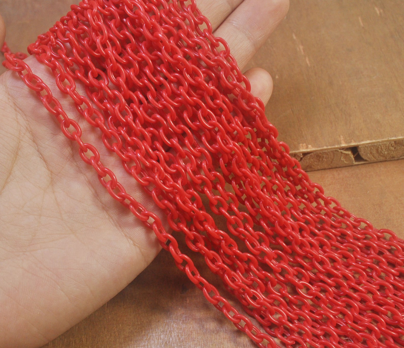 2-50pieces 15.7 Inch Plastic Chain Colourful Plastic - Etsy