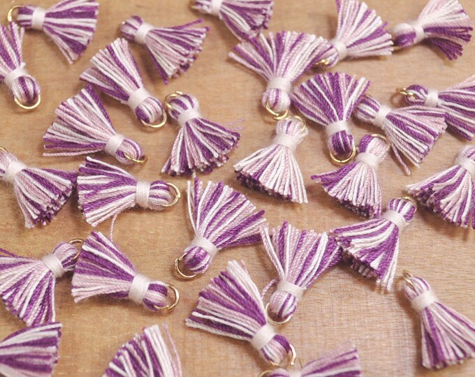 10 Pcs of Mini Tassels DIY Craft Supplies Jewelry Tassels Chunky Tassel ...