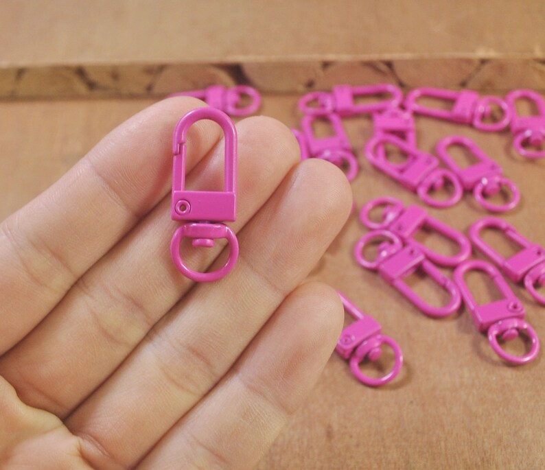 30pcs Rose Red Lobster Swivel Clasps Key Ring Lobster - Etsy