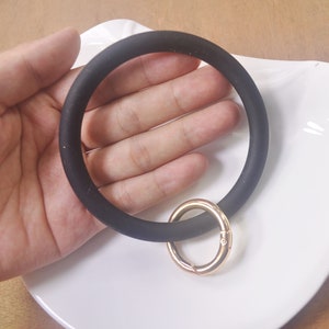 Silicone Bangle Bracelet Keychain,key Saver,lanyard Bracelet,keyring ...