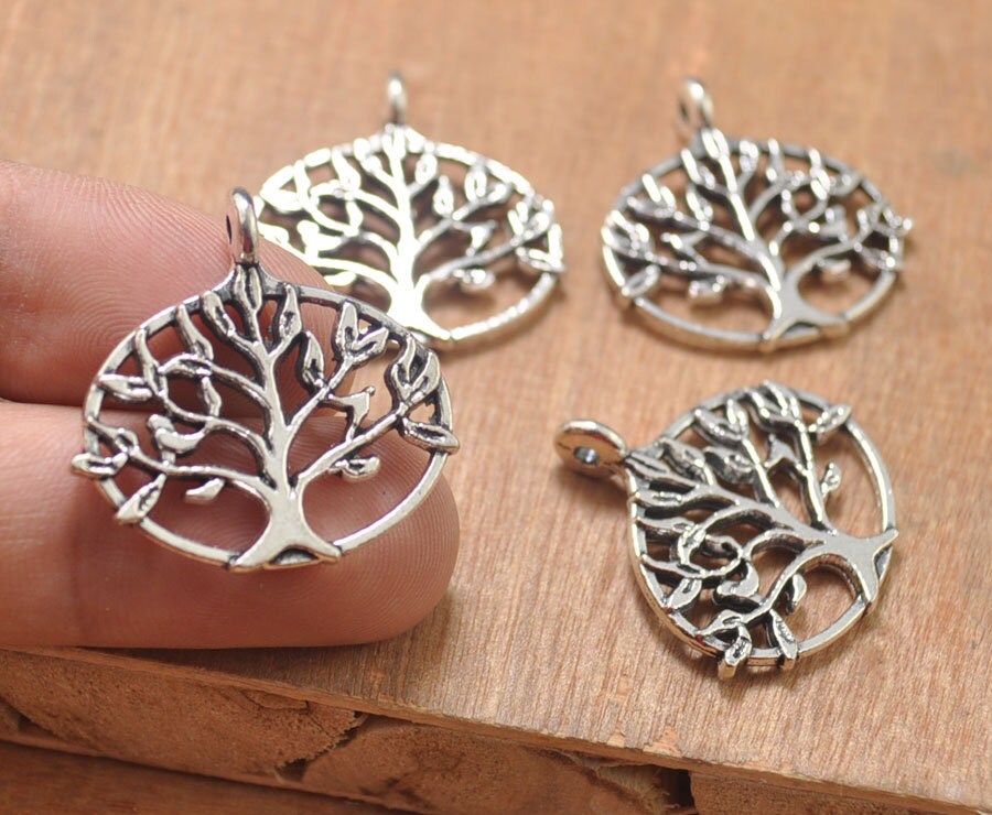 20pcs Tree of Life Charms/silver Tree Charms/silver Tree Pendant/silver ...