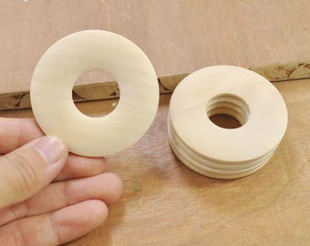 Wholesale 50pcs Round Wooden Rings 68mm Large Wooden Ring - Etsy