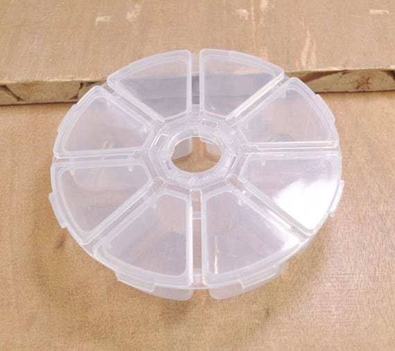 Round plastic storage bins store