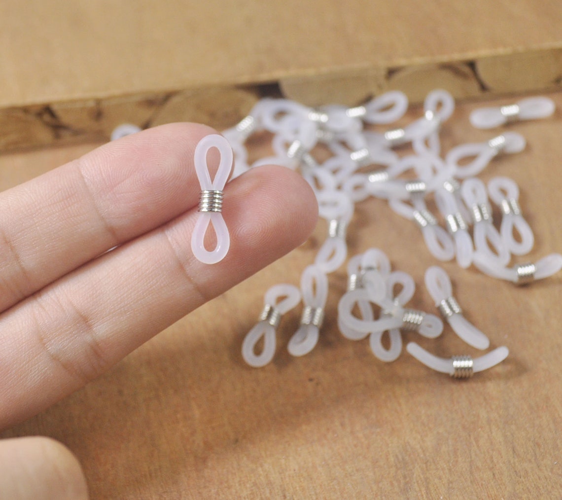 White Eyeglass Holder,rubber Glasses Chain Holders,30pcs Eye Glasses ...