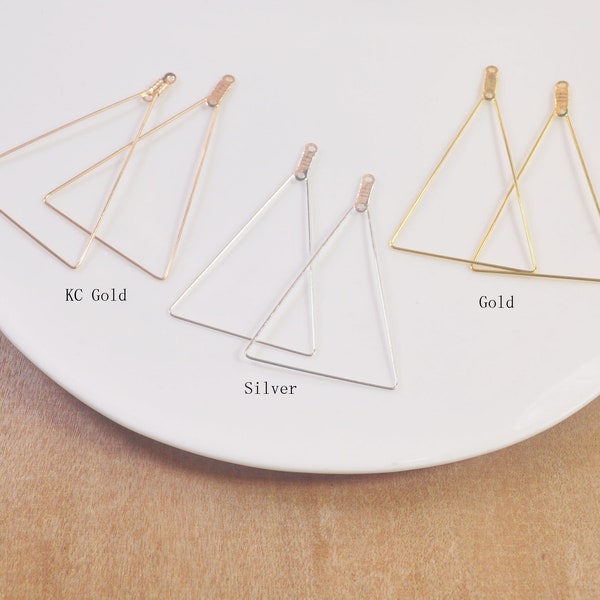 Triangle Earrings - Etsy