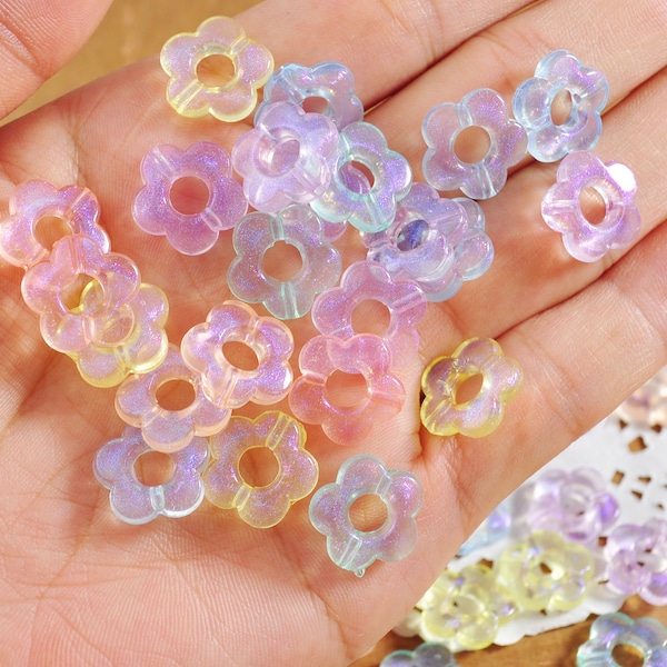 Acrylic Flower Bead - Etsy