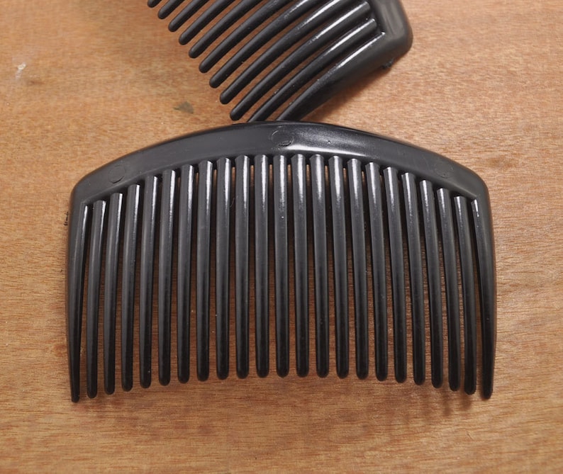 Plastic Hair Combs Finding20pcs 23 Teeth82x50mm Black - Etsy