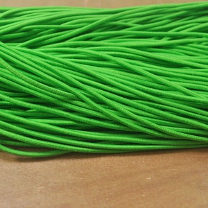 Green Elastic Cord,2.5mm Green Elastic Cord,elastic Round Rope Trim ...