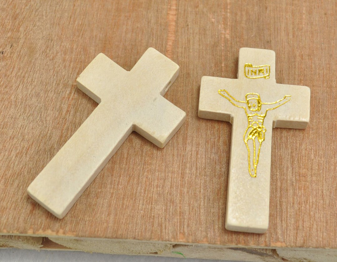 Cross,wooden Cross Pendants,natural Wood Cross Charms Pendant Beads ...