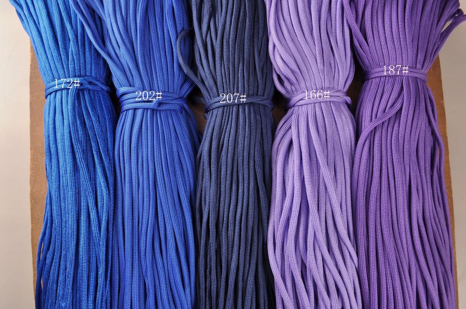 50 Colors Paracord Rope,4mm Braided Cord,craft Paracord, Soft and ...