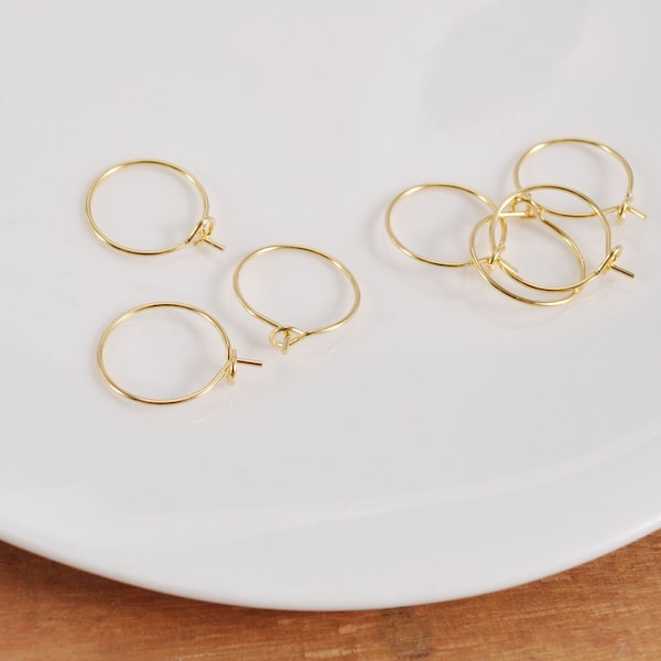18k Gold Earrings - Etsy