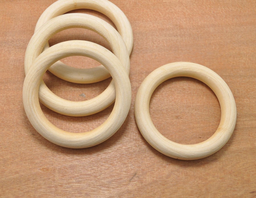 Wood Rings,10pcs 69mm Unfinished Wooden Rings Sale,wooden Ring for ...