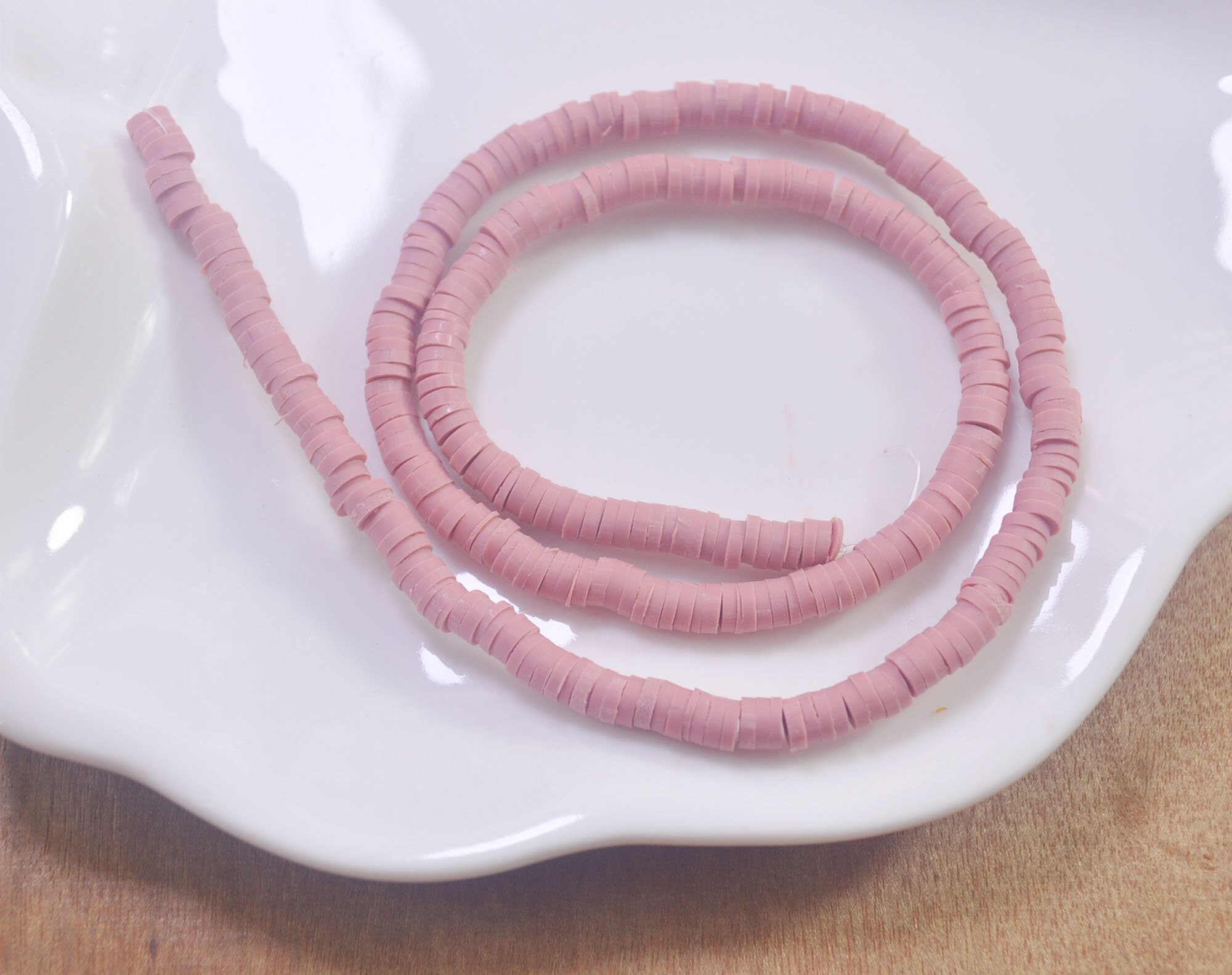 4mm Polymer Clay Disc Beadsvinyl Beads68 Colors Polymer Clay - Etsy