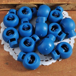 10-100pc Plastic Single Hole Round Cordlock,toggles Stopper,18mm ...