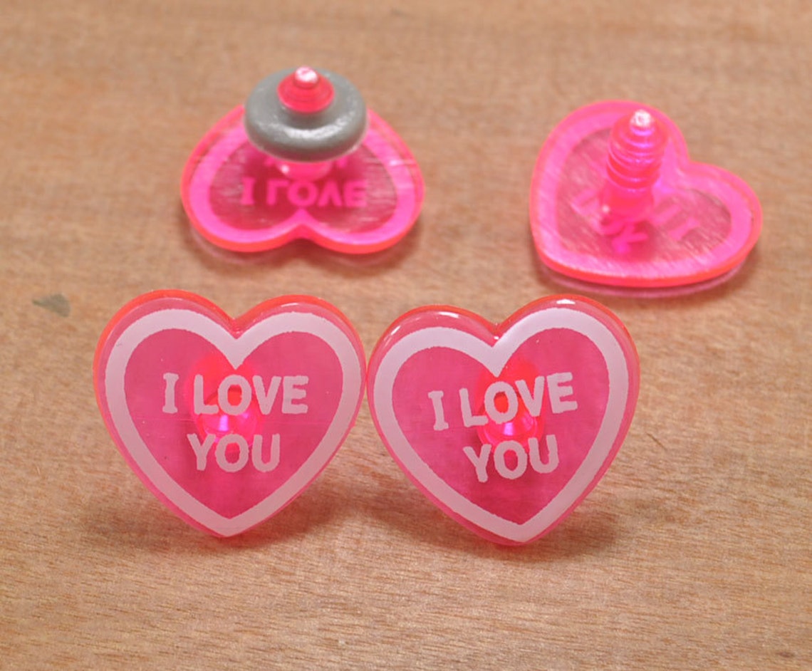 10pcs Red Safety Eye Heart Plastic Noses Heart Safety Nose Toy - Etsy