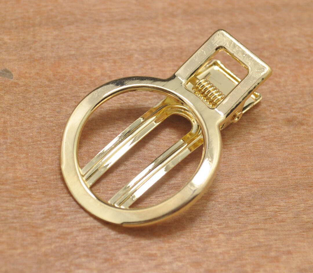 Round Hair Alligator Clip,10pcs Gold Alligator Hair Clip,metal Hair ...