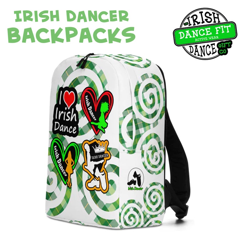 Irish Dancer Backpack Irish Dance Bag Irish Dancing Backpack - Etsy