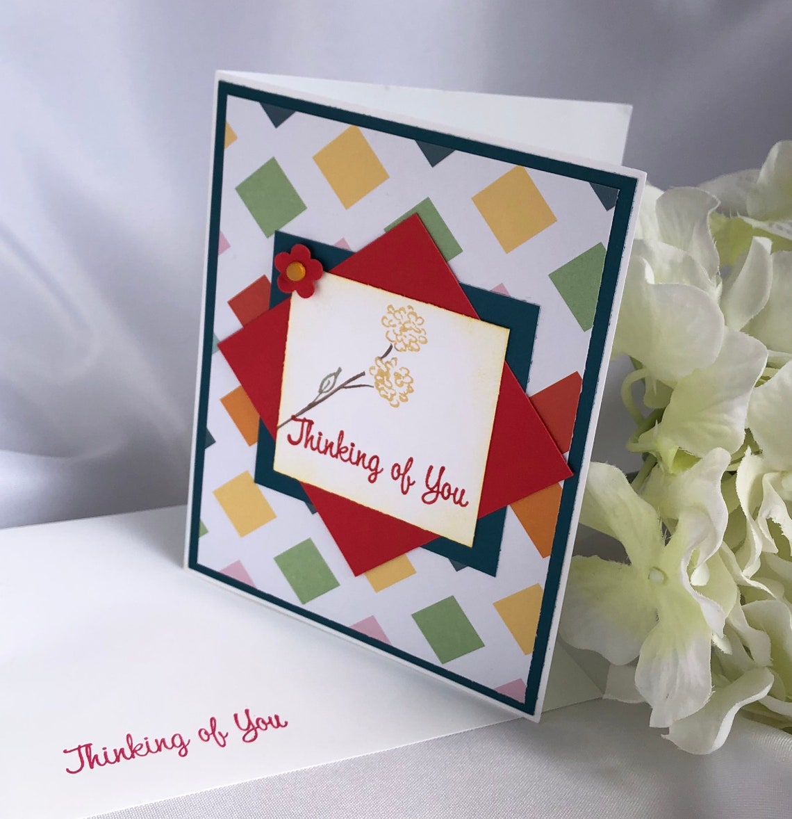 Handmade Stamped Assorted Variety Cards Set of 5 Cards With | Etsy