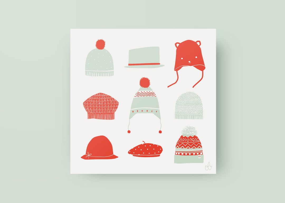 GREETING CARD “which Hat Are You?” - Etsy