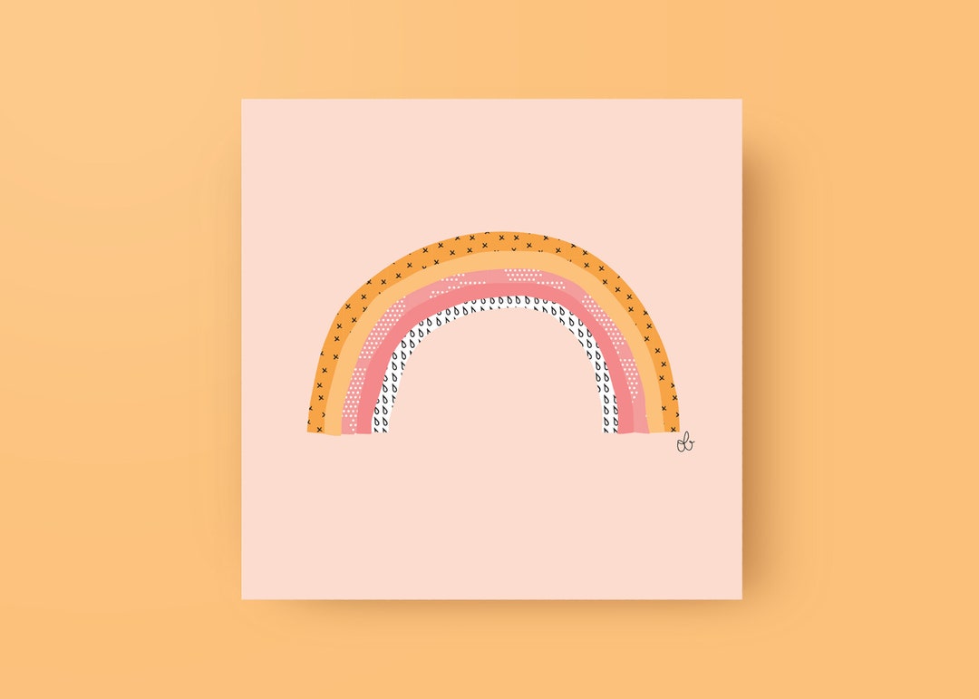 “rainbow” CARD - Etsy