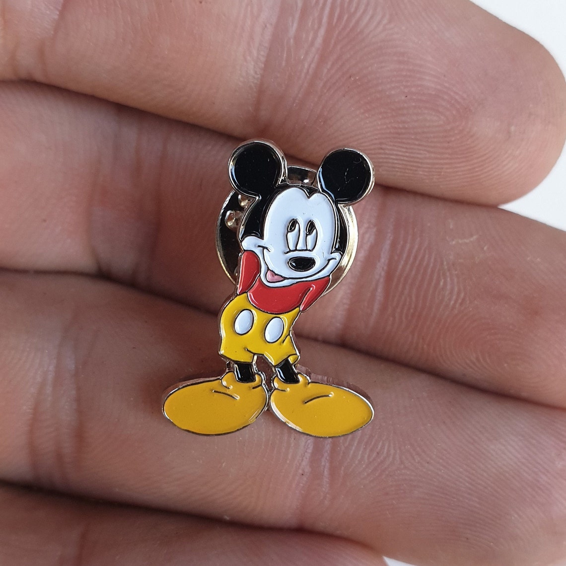 Mickey Mouse Pin Vintage Mickey Mouse Pin Cool Gift Idea | Etsy
