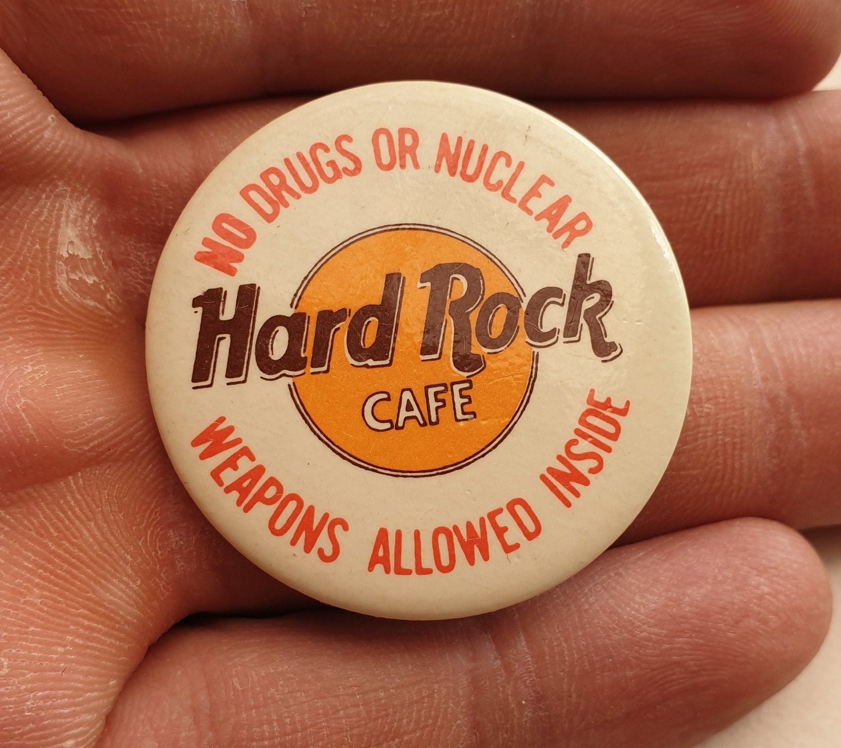 Hard rock hard rock pin rock pin magazine cool gift gift | Etsy