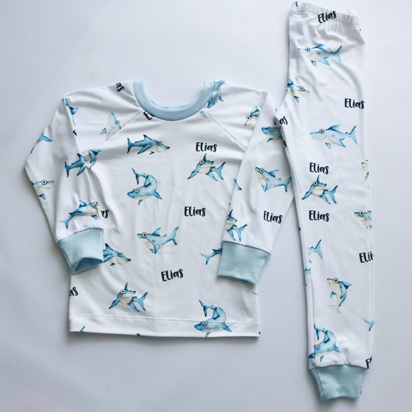 Toddler Girl Baby Shark Pajamas - Etsy