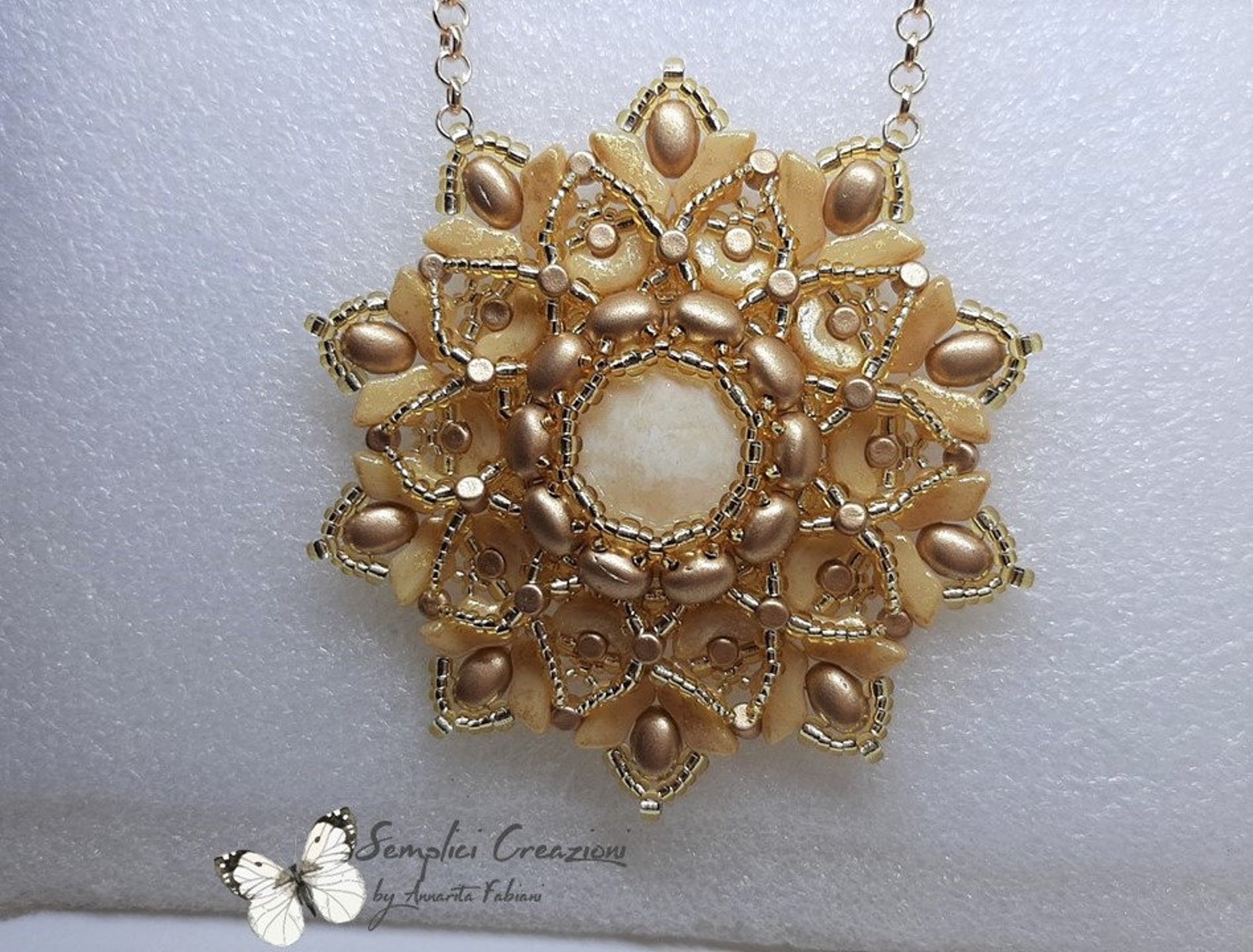 PDF Beading Pattern, Arcos Par Puca Pattern, Delos Par Puca Tutorial ...