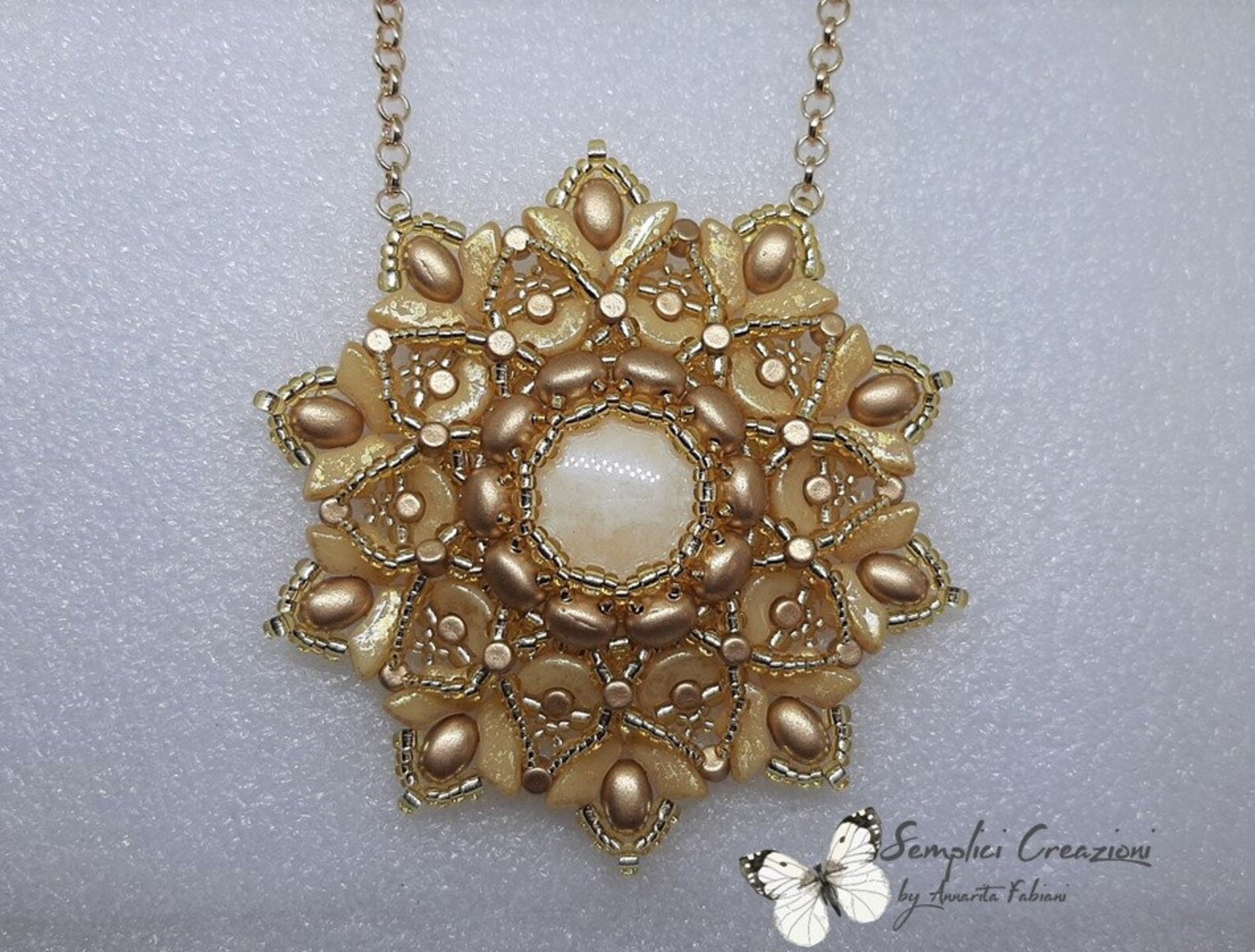 PDF Beading Pattern, Arcos Par Puca Pattern, Delos Par Puca Tutorial ...