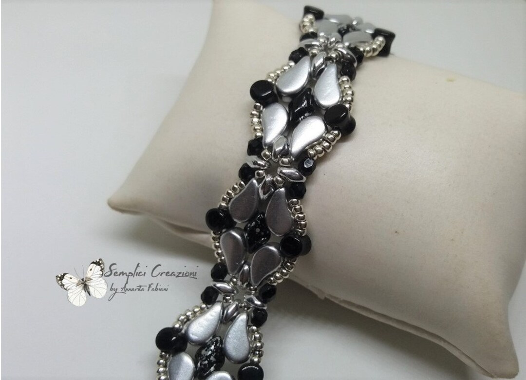 PDF Beading Pattern Paisley Duo Tutorial Gemduo Pattern - Etsy