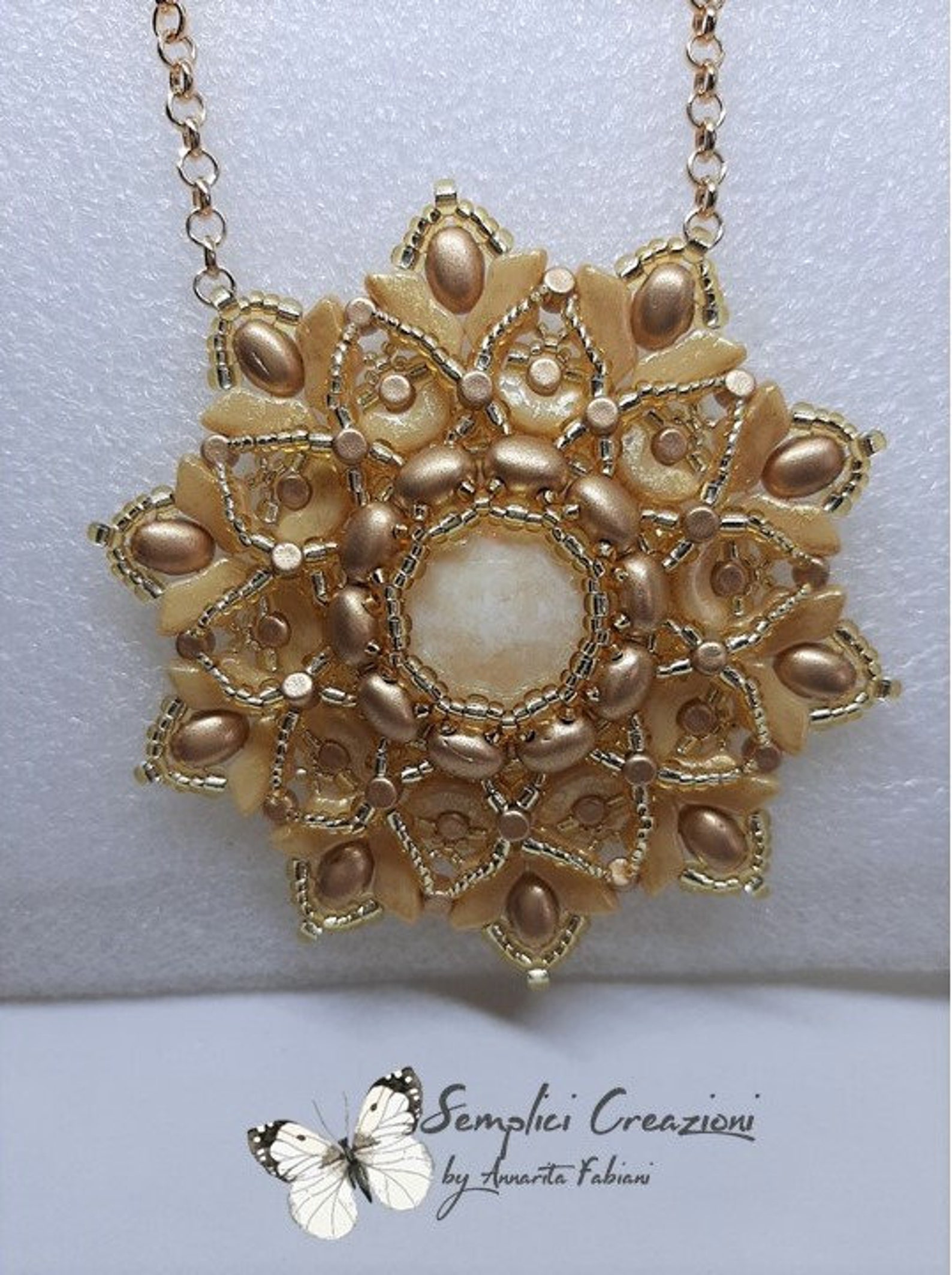 PDF Beading Pattern, Arcos Par Puca Pattern, Delos Par Puca Tutorial ...