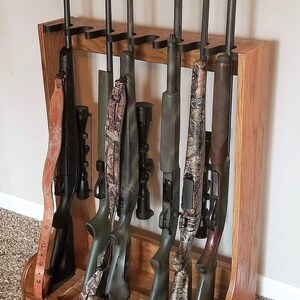 Oak Gun Rack Gun Rack Wooden Gun Rack Rifle Rack Shotgun - Etsy