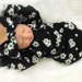 Daisy Long Knotted Baby Newborn Gown Fold Over Mittens Mitts - Etsy